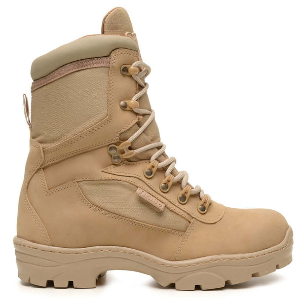 Coturno Tático Masculino ThaBel Alfa Anti Perfuro Desert